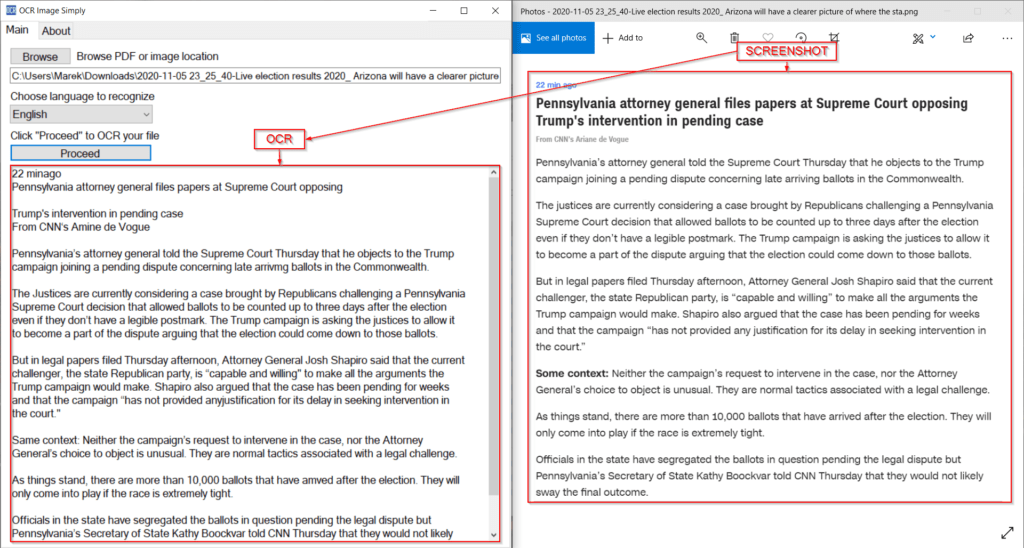 OCR Image Simply - OCR as simple as it can be - coolautomations.com